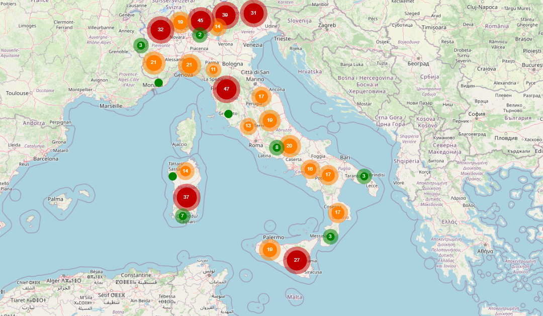 Cartografia grandi dighe - AquaWatt